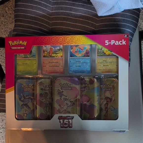 Pokemon | Toys | Pokemon Trading Card 5pack Red Blue Yellow | Poshmark